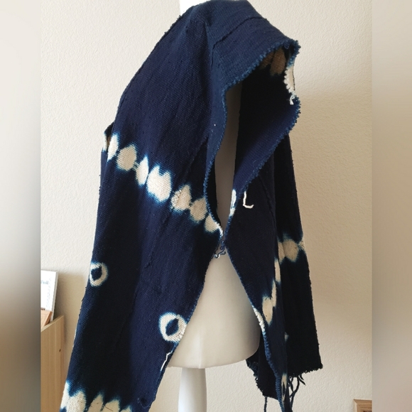Urban Renewal | Tops | Nwt Urban Outfitters Indigo Tie Dye Poncho Sm ...